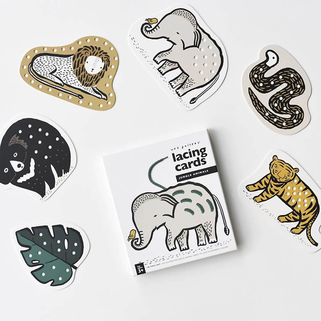 Lacing Cards - Jungle Animals – NINI and LOLI