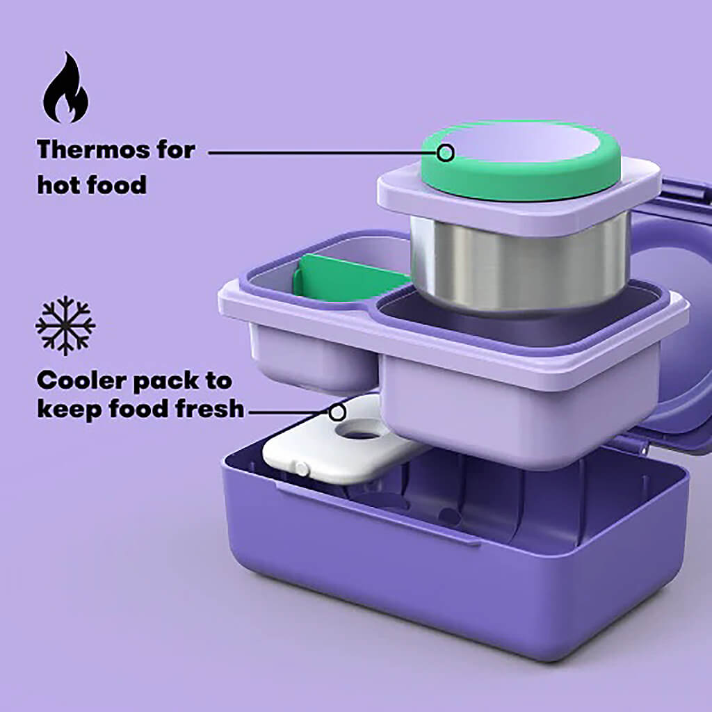 OmieBox UP Insulated Hot Cold Bento Box Galaxy Purple NINI And LOLI OmieBox UP Insulated Hot Cold Bento Box Galaxy Purple NINI And LOLI