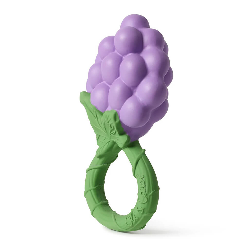 Natural Rubber Rattle Grape - NINI and LOLI