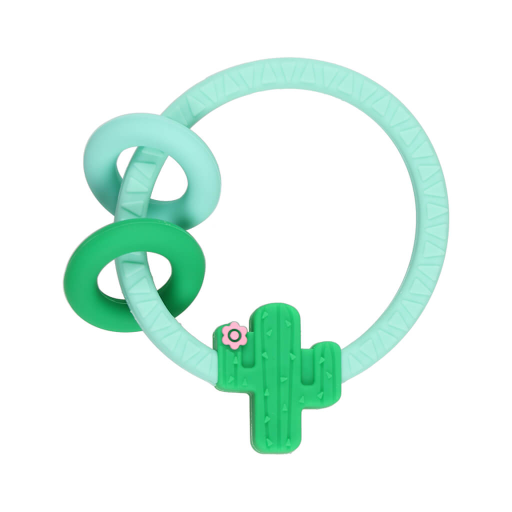 Cucu Silicone Teether Ring Cactus | Baby Teethers | NINI and LOLI