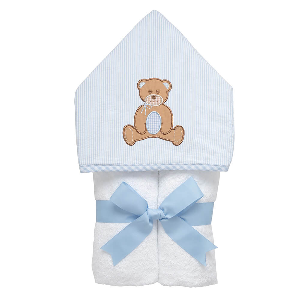 Applique Everykid Towel Teddy Bear – NINI and LOLI