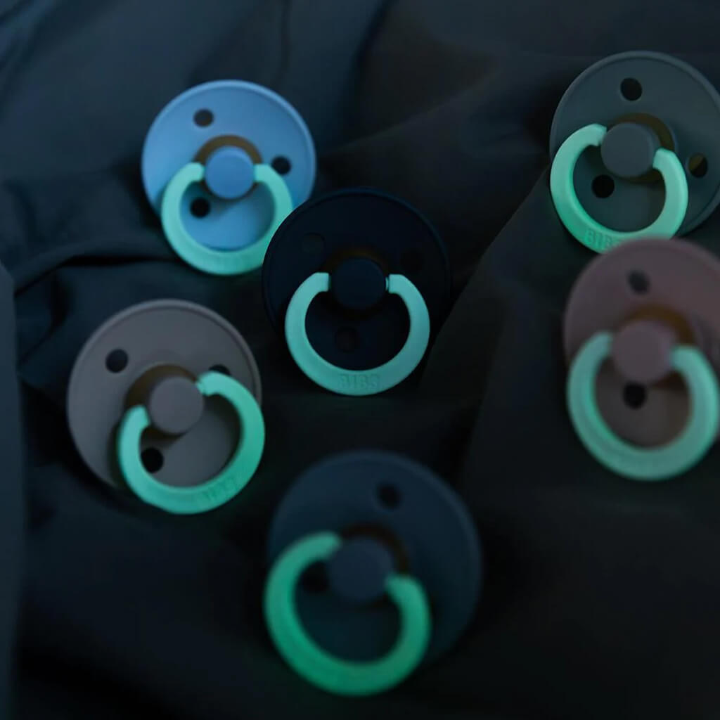 Natural Couture Glow Pacifier 2 Pack Petrol/Deep Space – NINI and LOLI