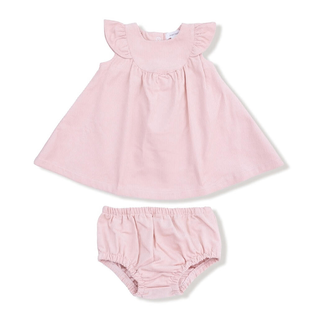 Ruffle Dress Set Pink – NINI and LOLI