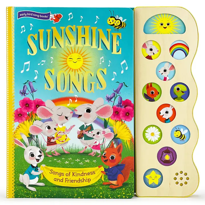 Sunshine Songs 11-Button Interactive Sound Book – NINI and LOLI