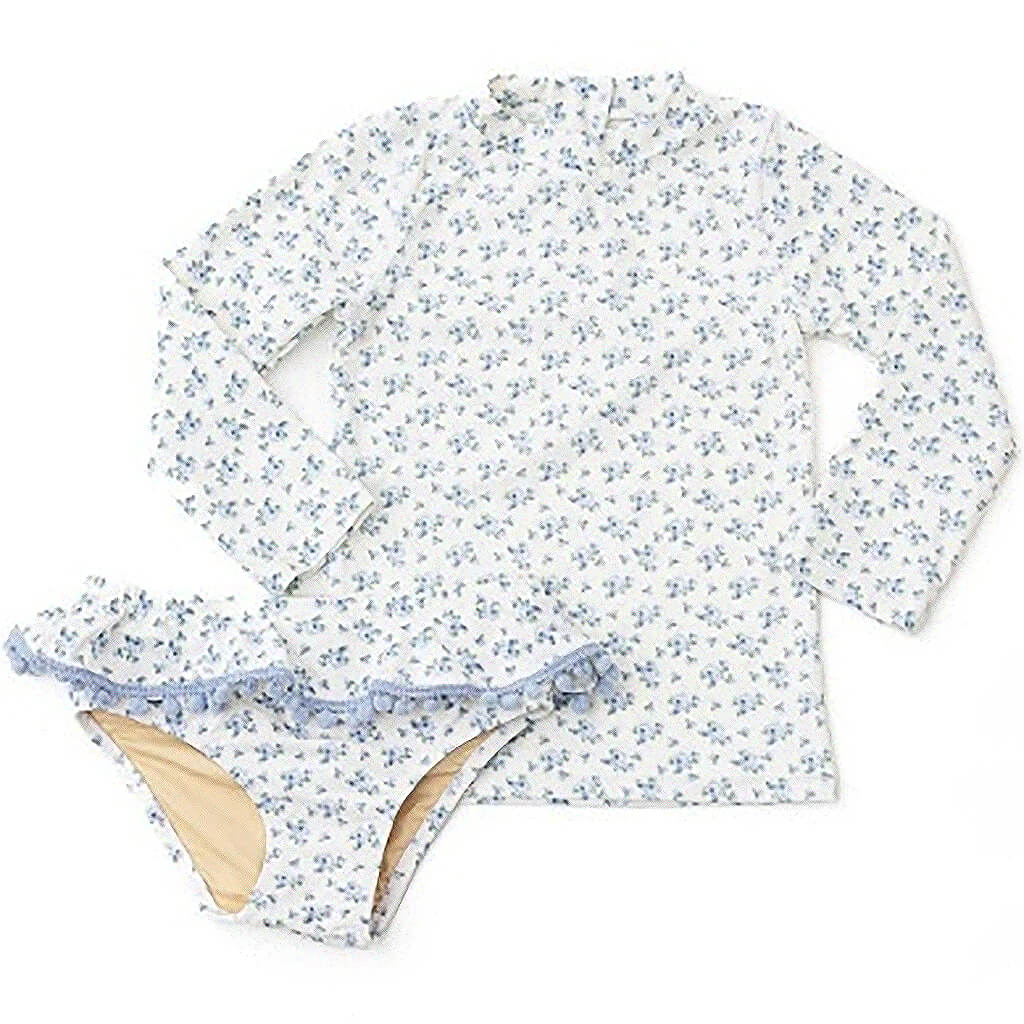 Rashguard Swim Set - Cottage Floral – NINI and LOLI