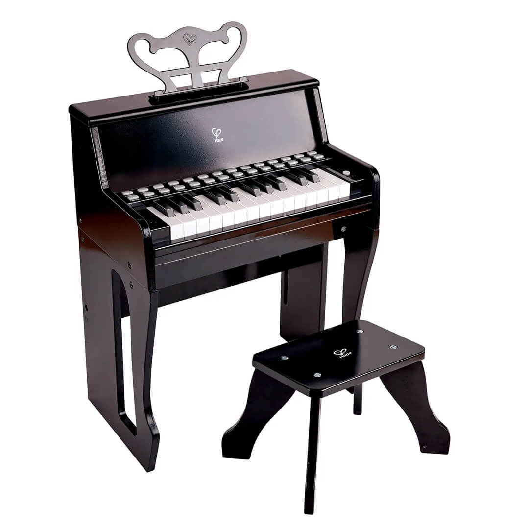 Black Piano with Stool – NINI and LOLI
