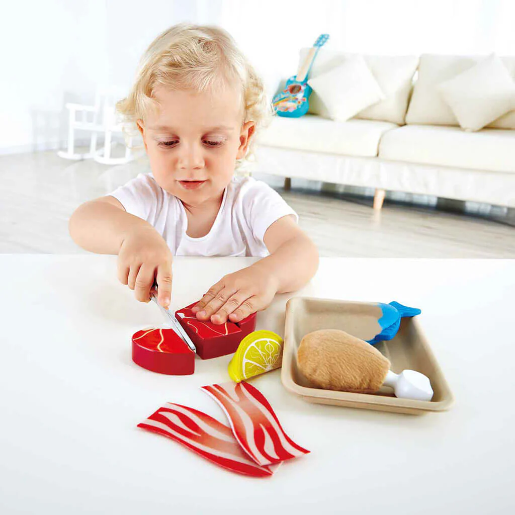 Tasty Protein Wooden Toy Set – NINI and LOLI