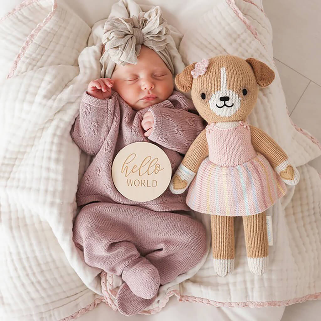 Hand Knit Doll Bea The Dog – NINI and LOLI