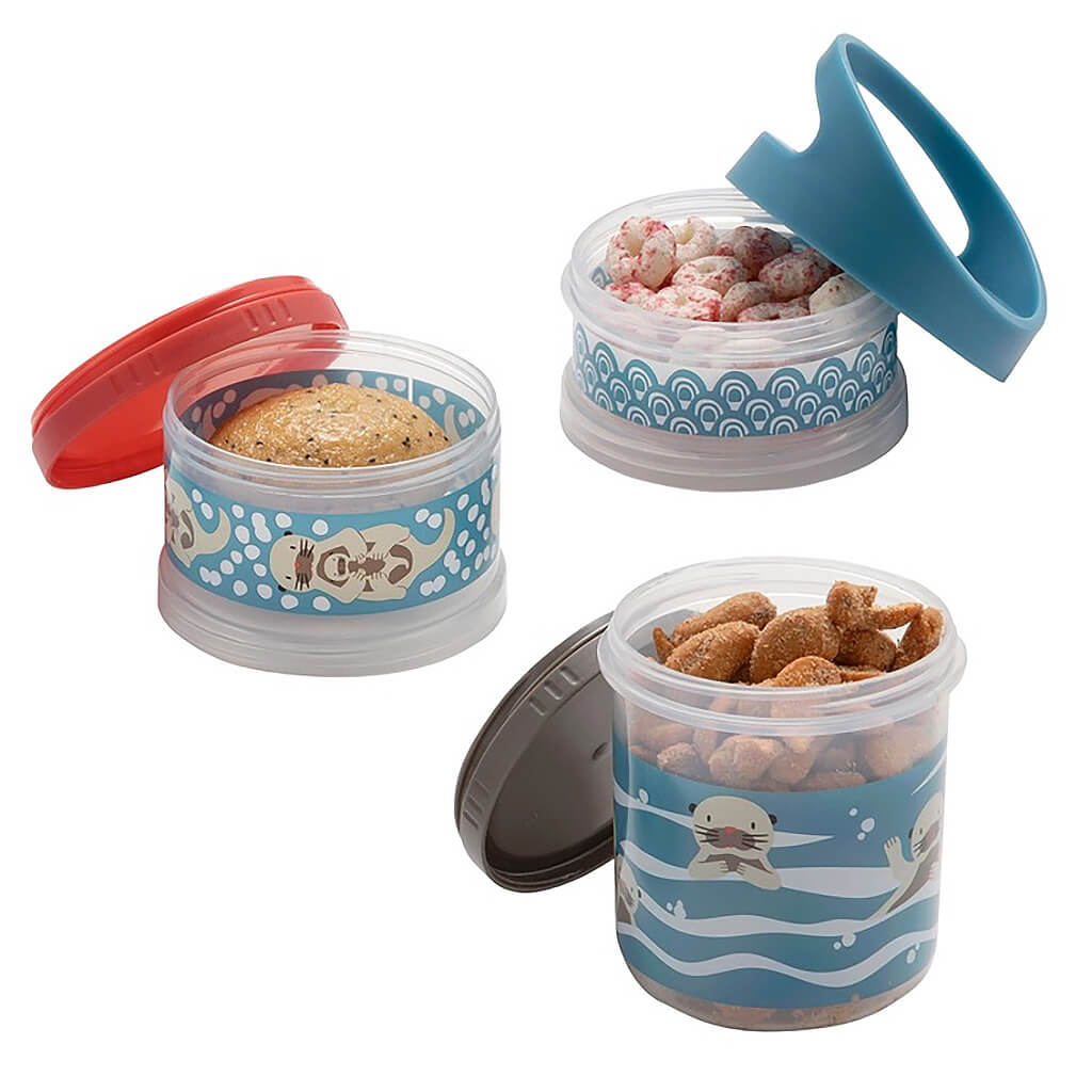 Twist Snack Stacker Food Container Baby Otter – NINI and LOLI