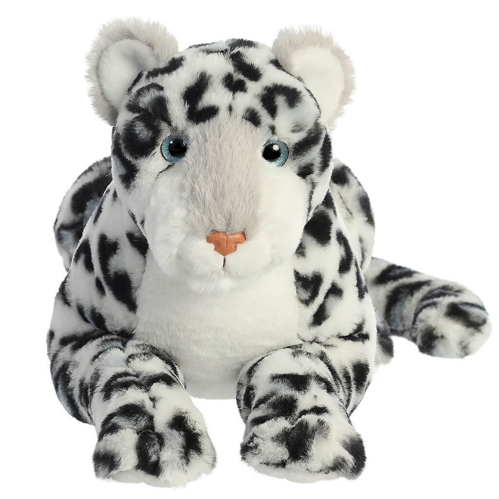 Asha White Leopard Plush Toy – NINI and LOLI