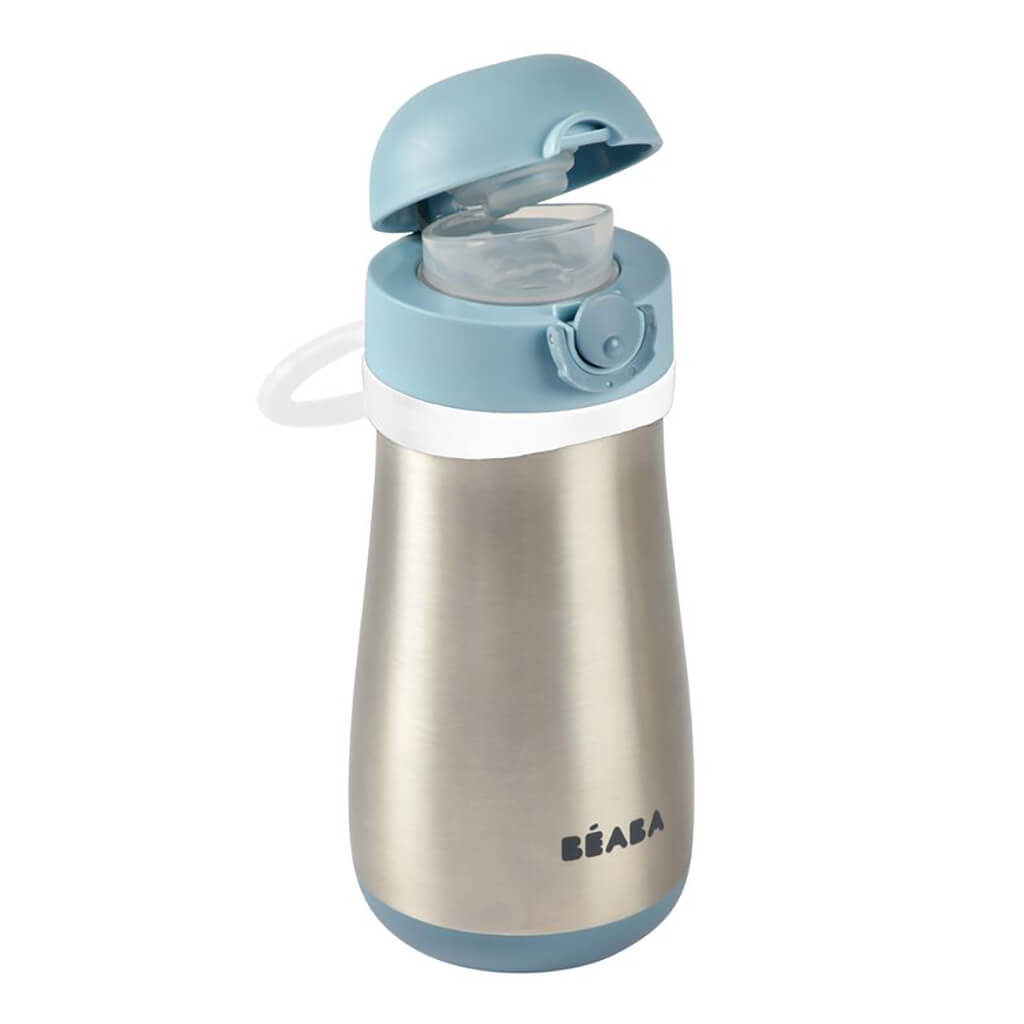 Beaba Stainless Steel Kids Water Bottle - NINI and LOLI