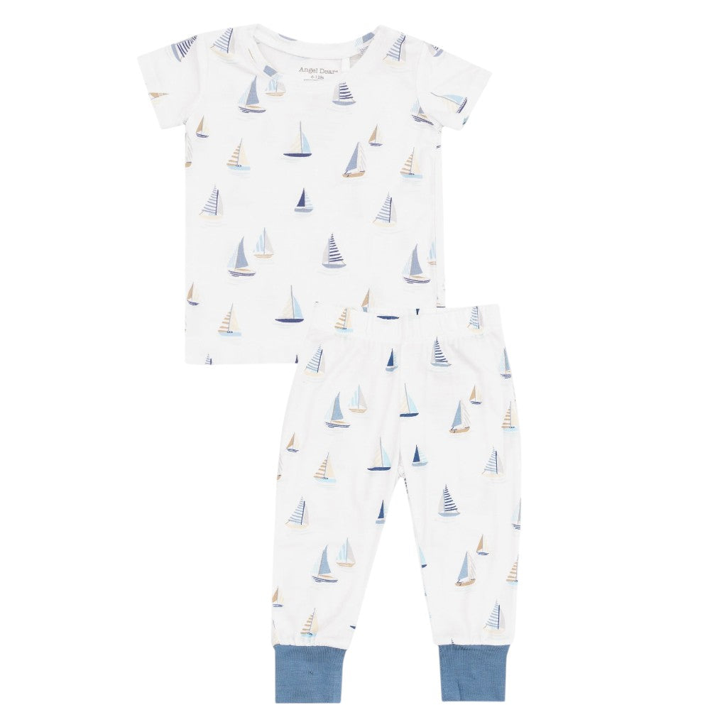 Pajama Set Sailboats Blue – NINI and LOLI
