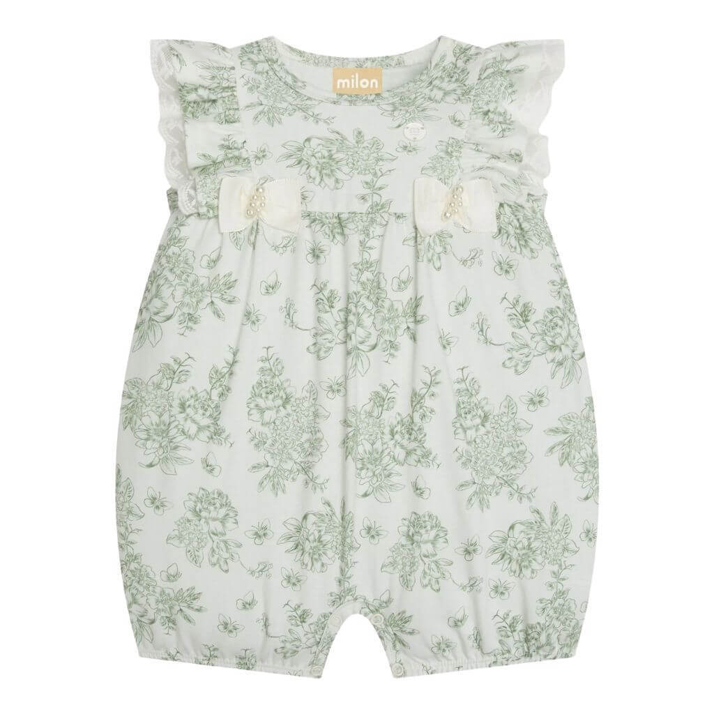 Romper with Flowers Girl – NINI and LOLI