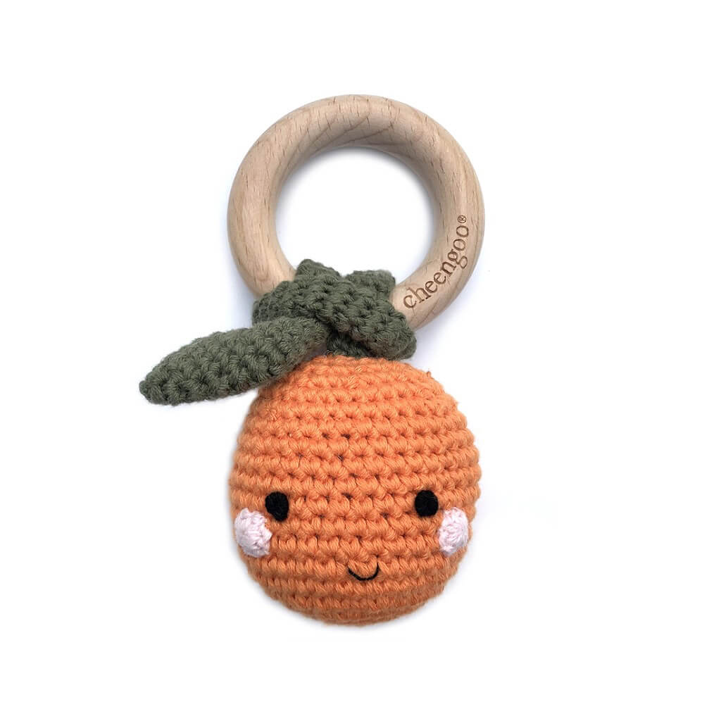 Teething Rattle Orange – NINI and LOLI