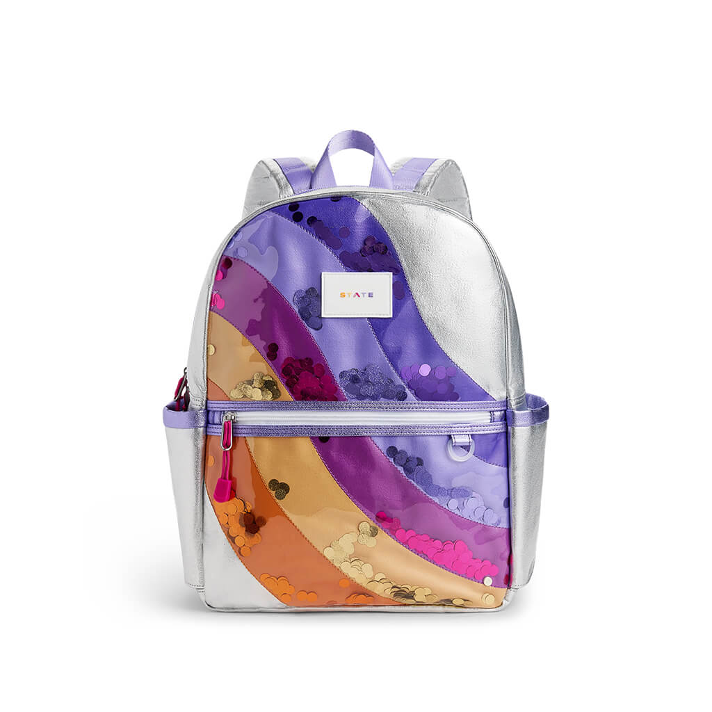 Kane Double Pocket Backpack Sequin Wave – NINI and LOLI