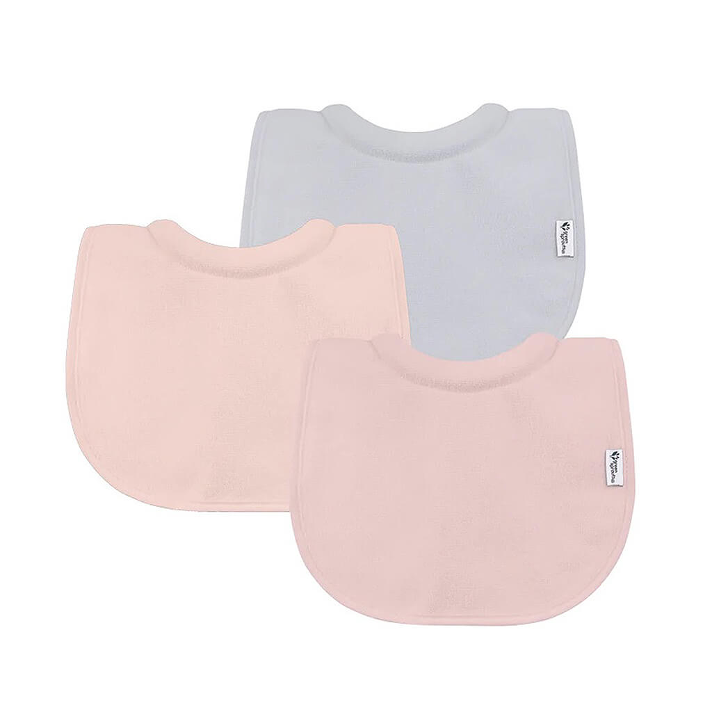Stay Dry Milk Catcher Bibs Set Rose - NINI and LOLI