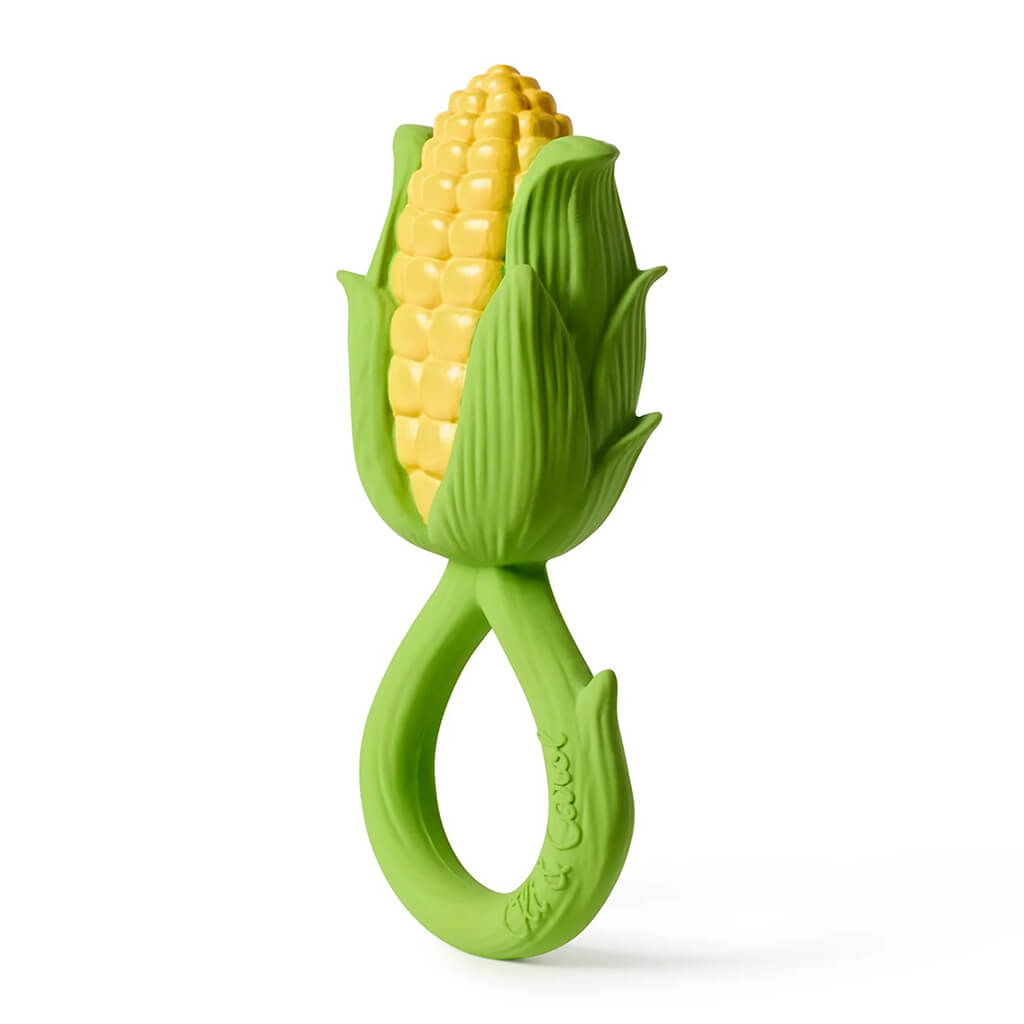 Natural Rubber Rattle Corn - NINI and LOLI
