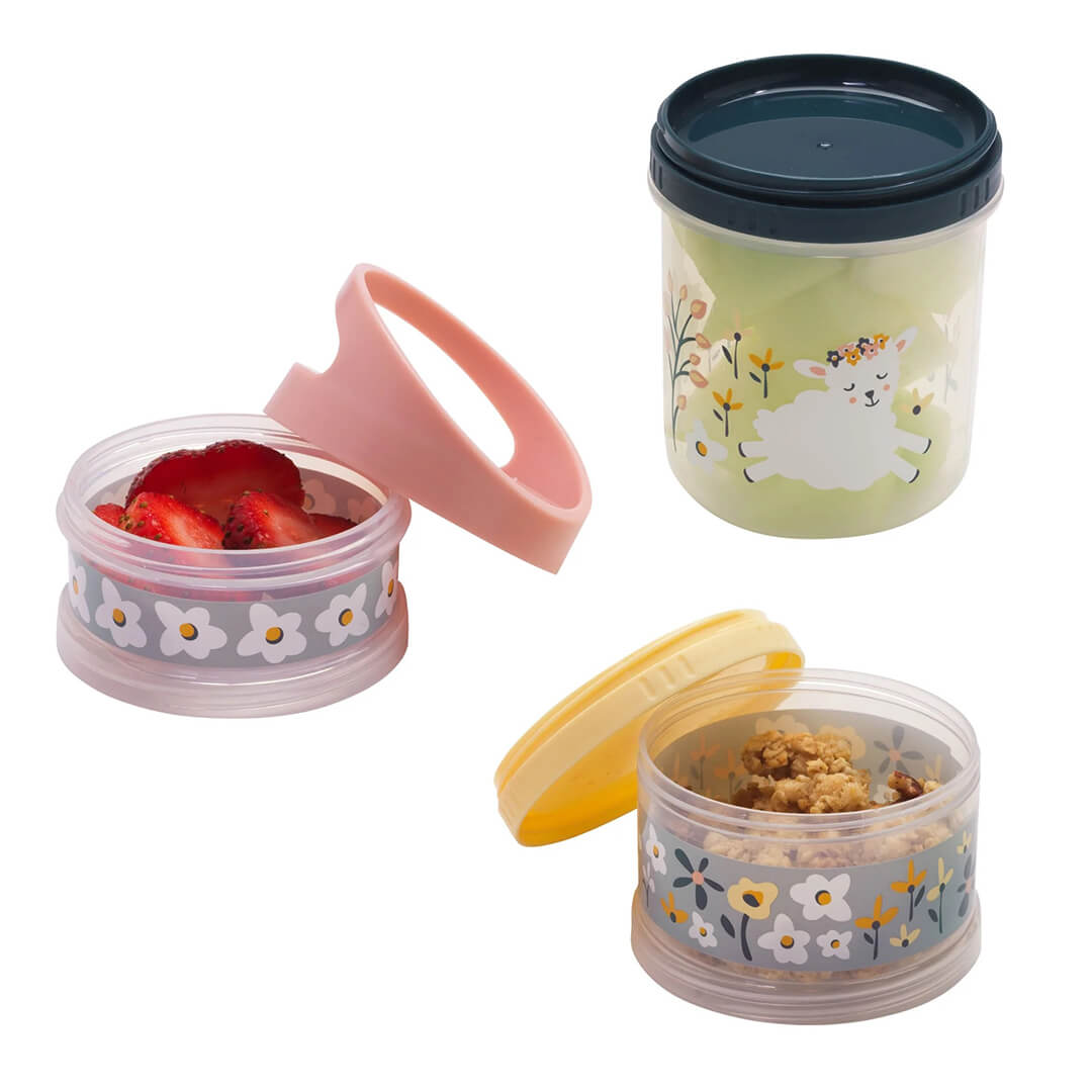 Twist Snack Stacker Food Container Lily the Lamb - NINI and LOLI