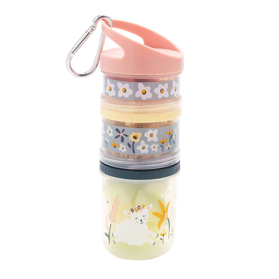 Twist Snack Stacker Food Container Lily the Lamb - NINI and LOLI