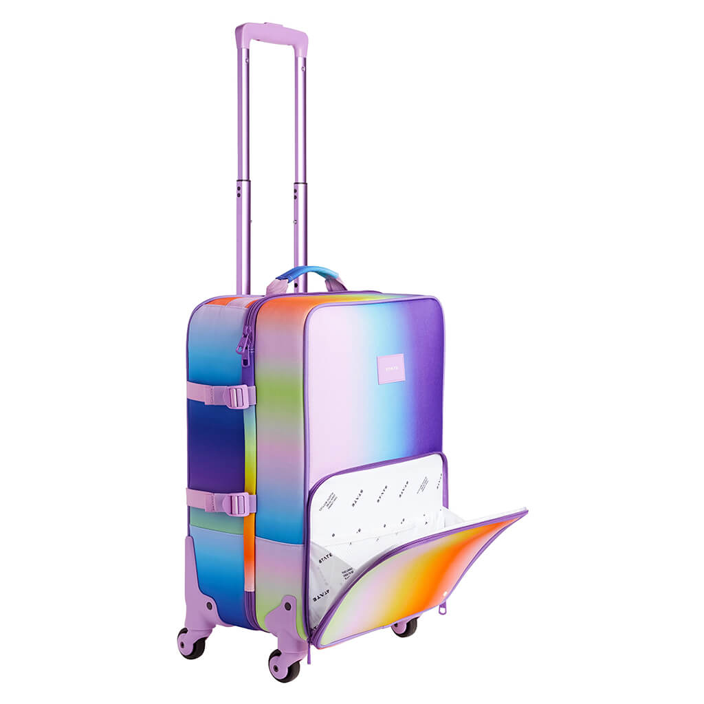 Logan Carry-On Suitcase Rainbow Gradient – NINI and LOLI
