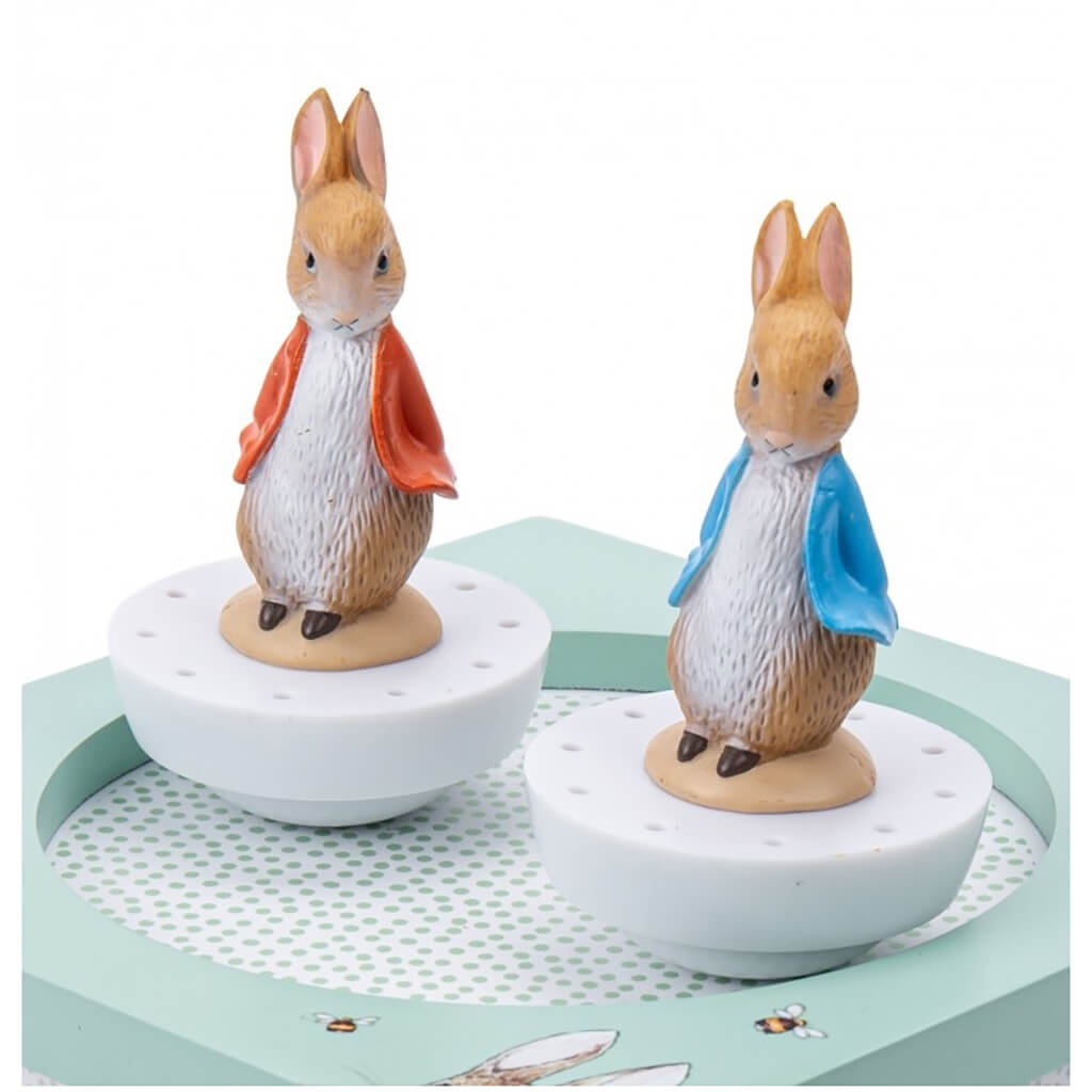 Dancing Peter Rabbit Music Box - NINI and LOLI