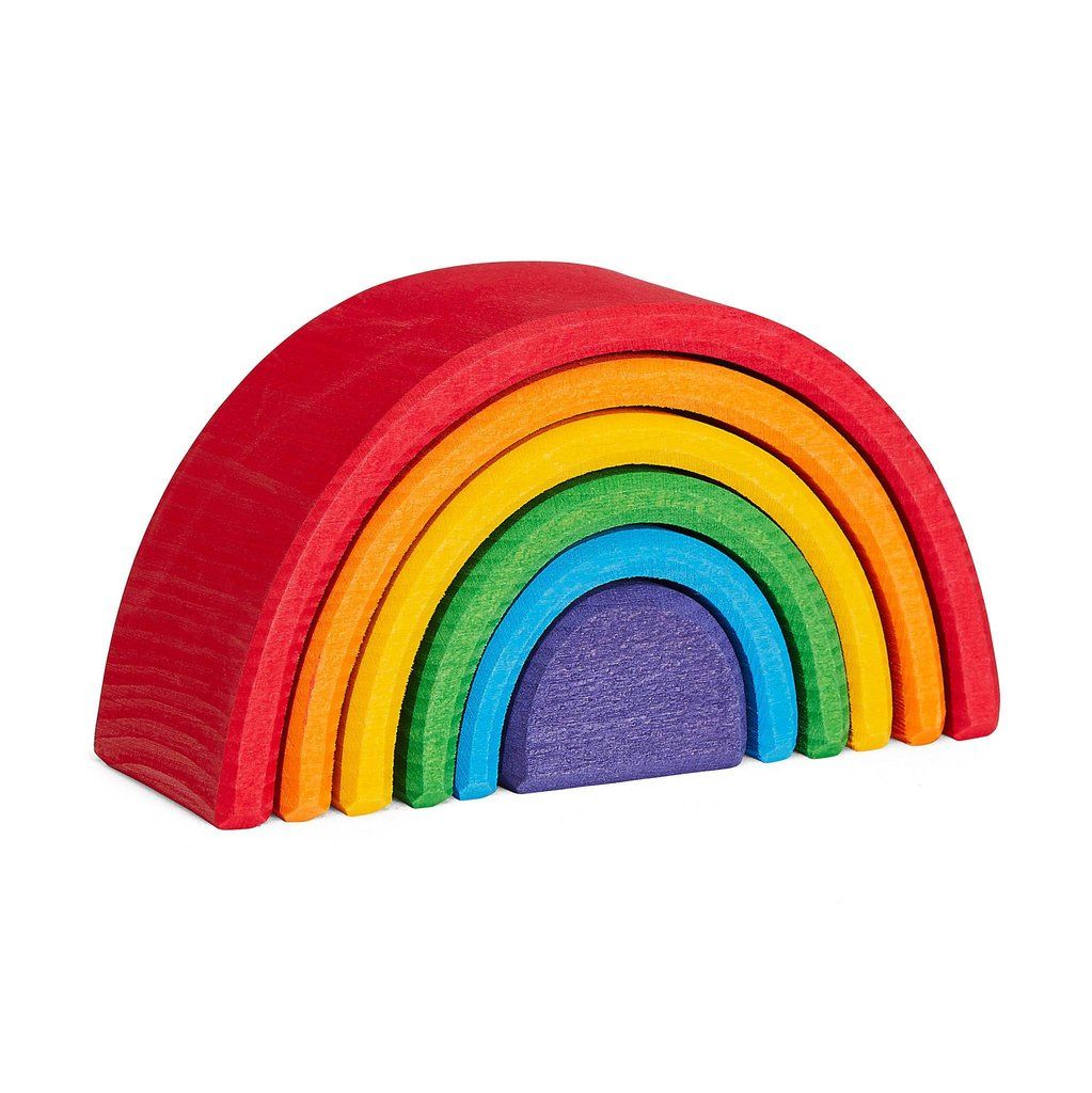 Authentic 6 Piece Rainbow Toy | Grimm's | NINI and LOLI