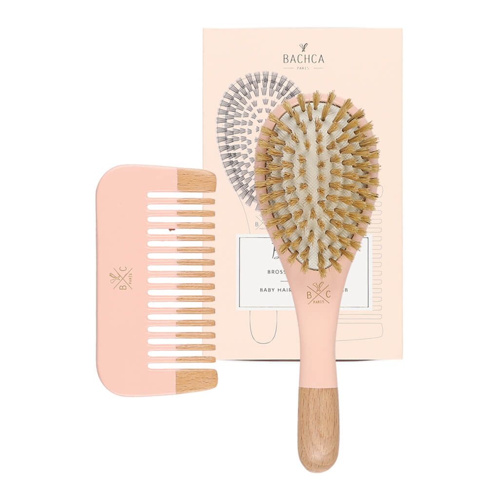 Bachca Baby Hair Kit Pink | Baby Brush Set | NINI and LOLI