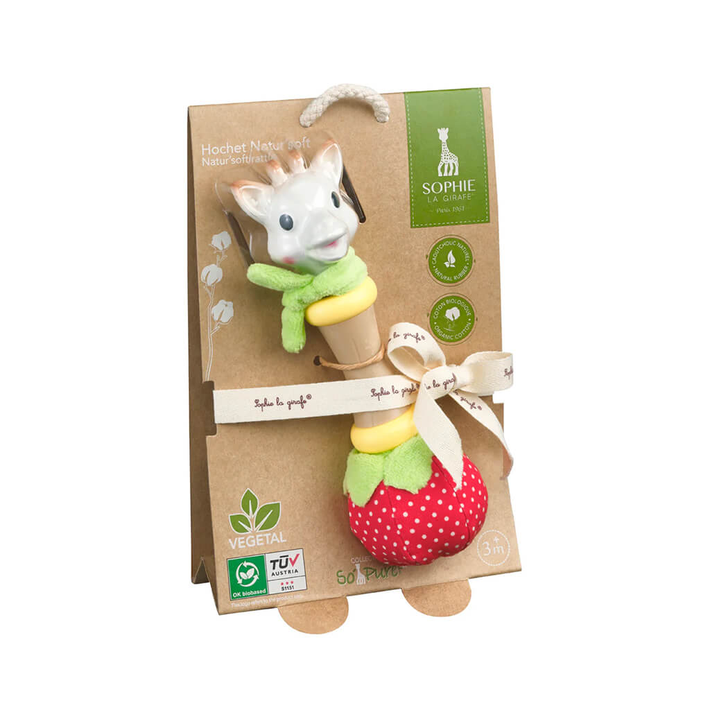 Calisson So Pure Natur'Soft Rattle | Baby Toys | NINI and LOLI