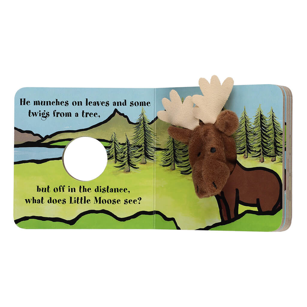 Finger Puppet Book Little Moose | Chronicle Books | NINI and LOLI