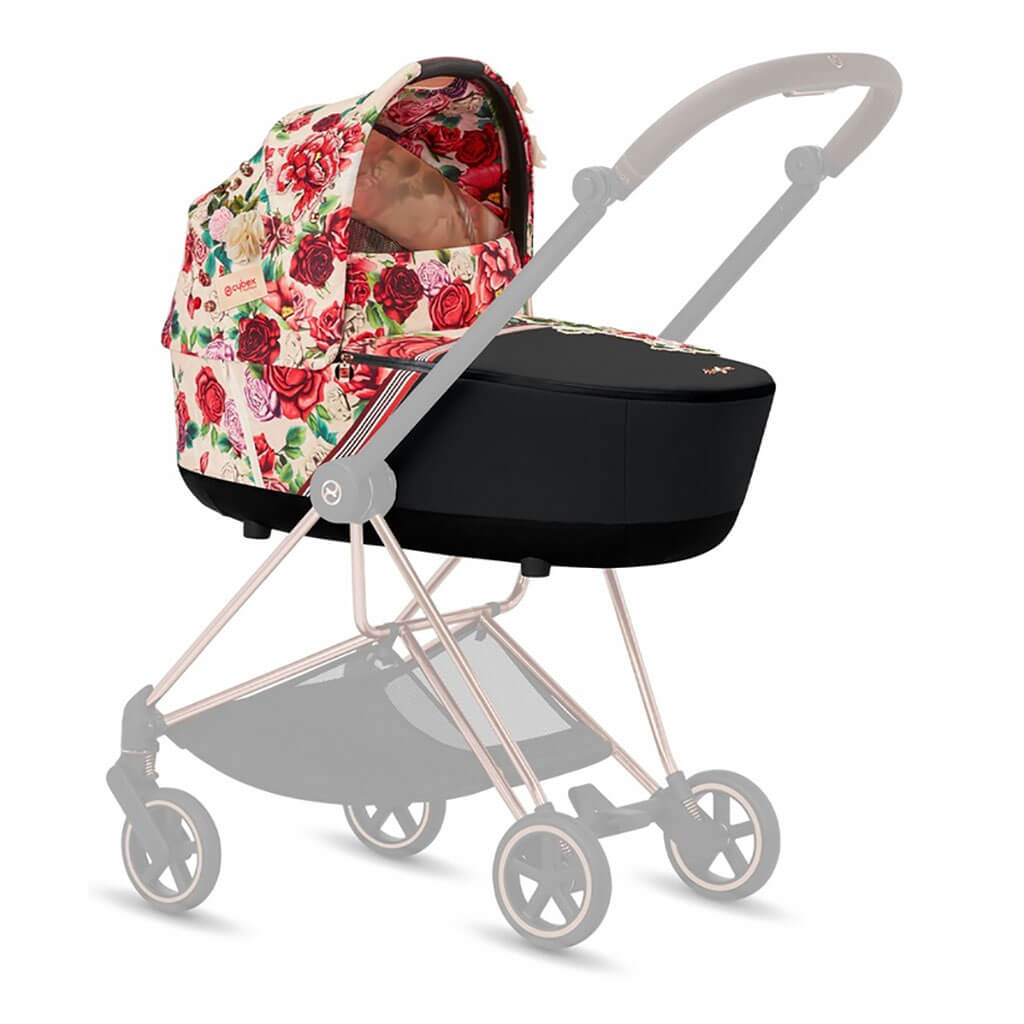 Mios 2 Lux Carry Cot Spring Blossom Light | Cybex | NINI and LOLI