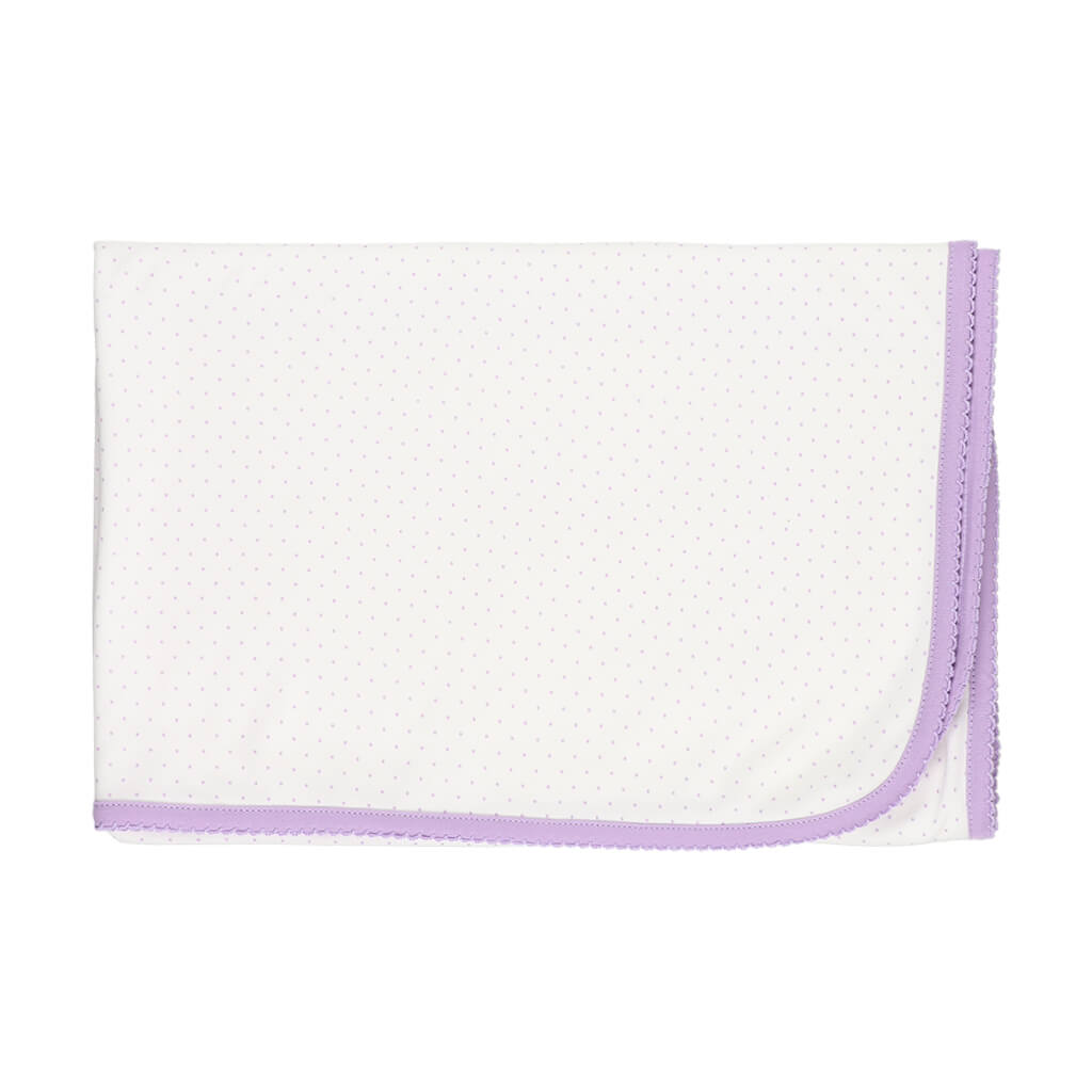 Dondolo Sprinkle Blanket Dot Lavender | Blankets | NINI and LOLI