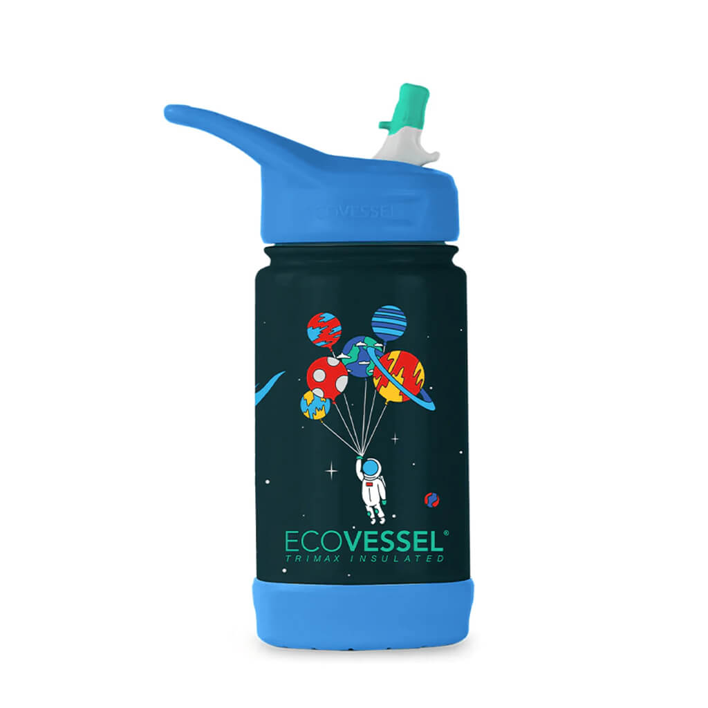 EcoVessel Insulated Stainless Steel Kids Bottle Outerspace – NINI and LOLI