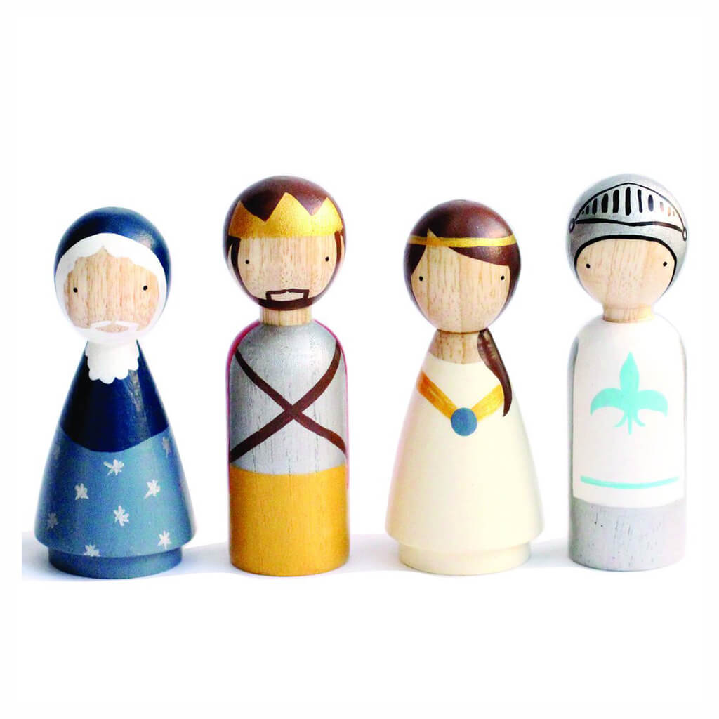 Wooden Doll King Arthur's Court | Goose Grease | NINI and LOLI