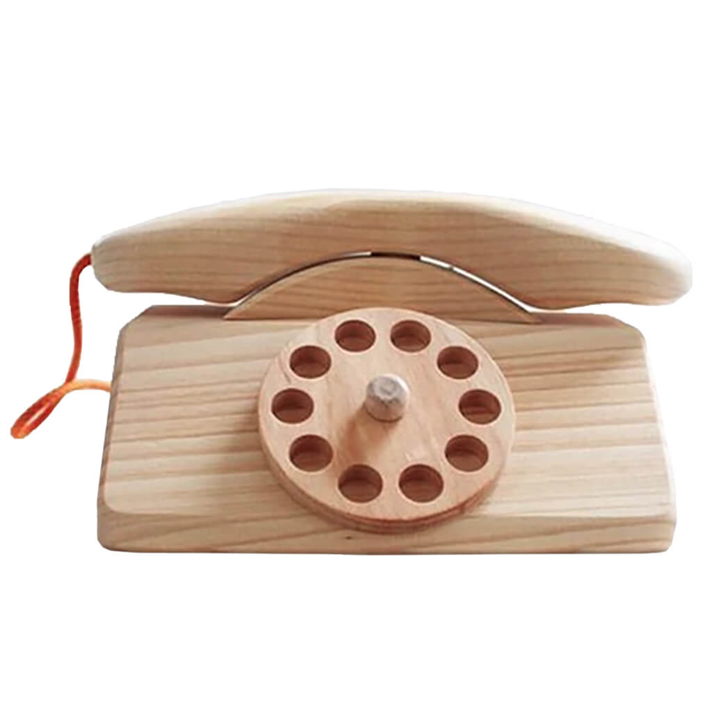 Authentic Wooden Telephone Toy | Grimm's | NINI and LOLI