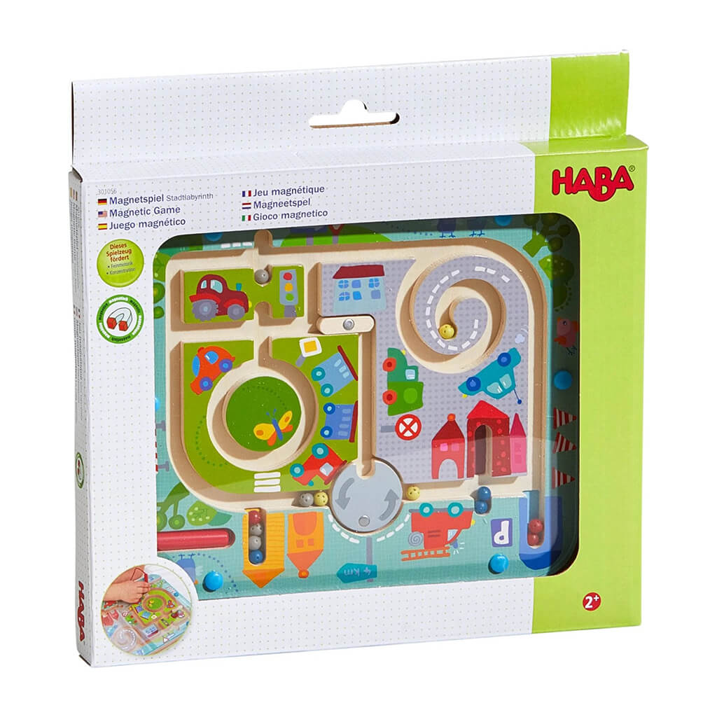 Haba Town Maze Magnetic Puzzle Game | NINI and LOLI