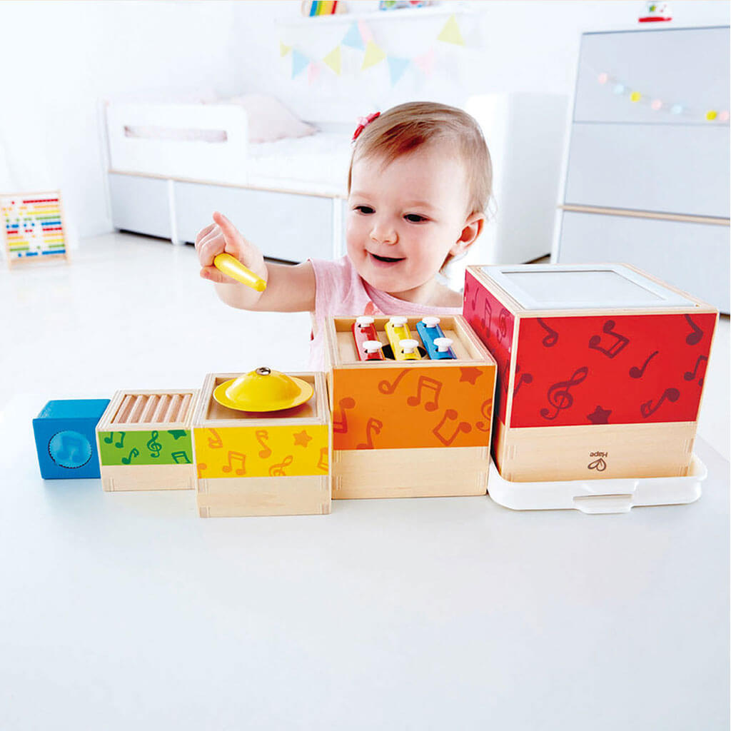 Stacking Music Toy Set | Hape | NINI and LOLI