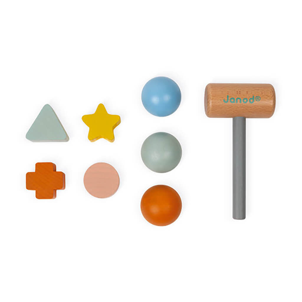 Sweet Cocoon Tap Tap Wooden Toy | Janod | NINI and LOLI