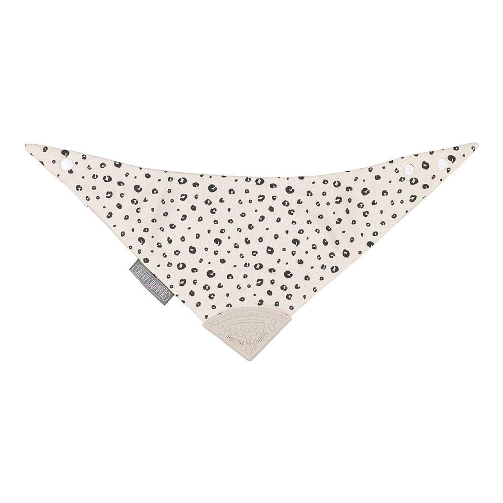 Neckerchew Bib Leopard Spot | Baby Bibs | NINI and LOLI