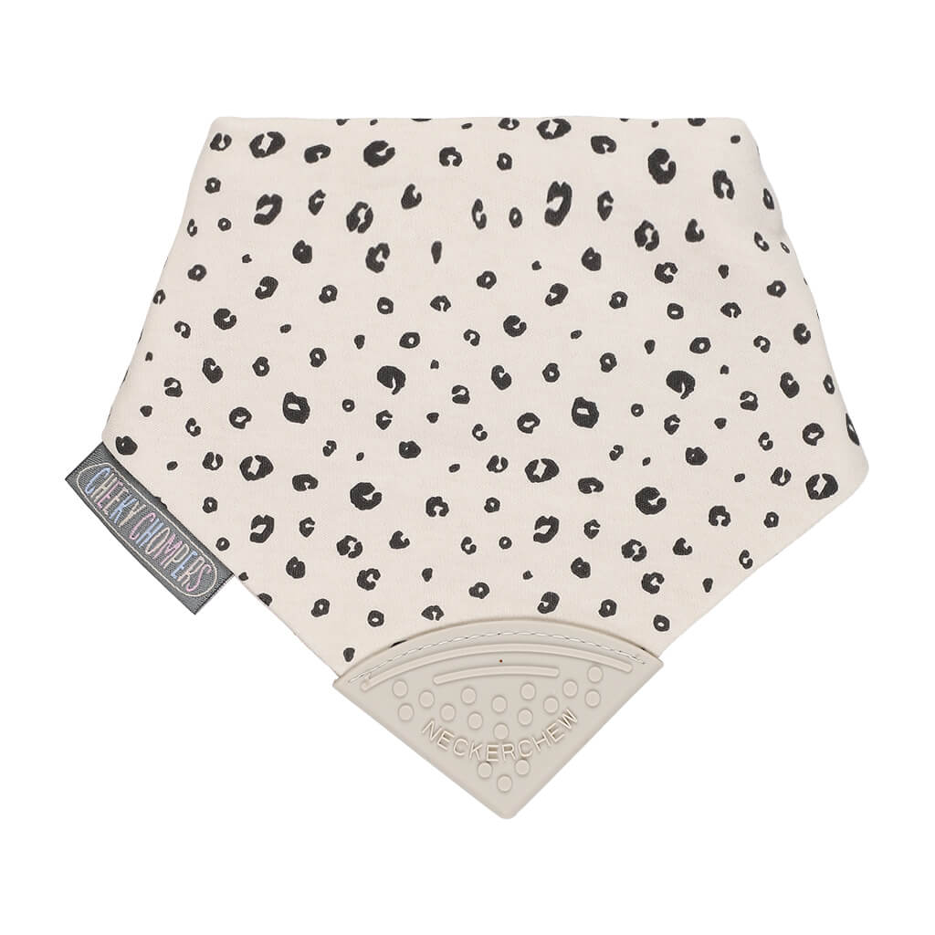 Neckerchew Bib Leopard Spot | Baby Bibs | NINI and LOLI