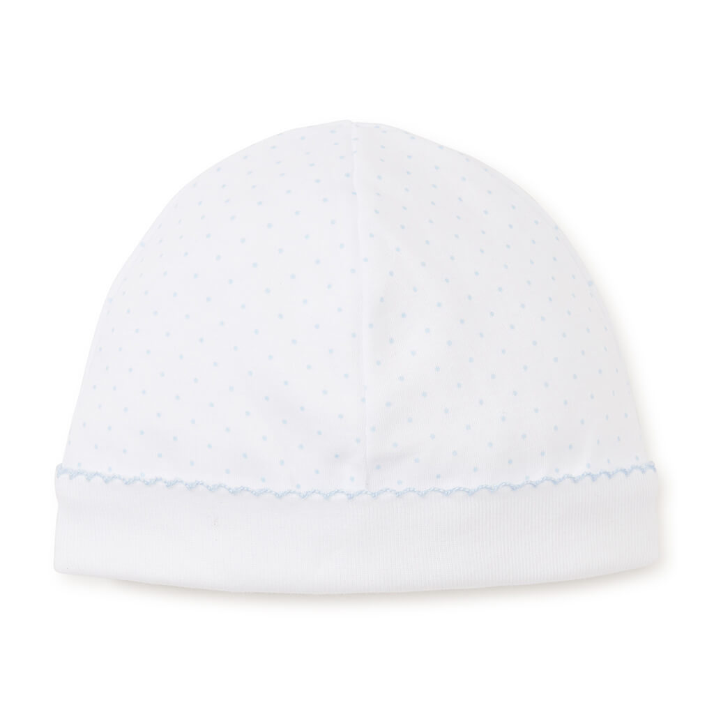 Kissy Kissy Print Dots Hat White/Blue | Baby Hats | NINI and LOLI