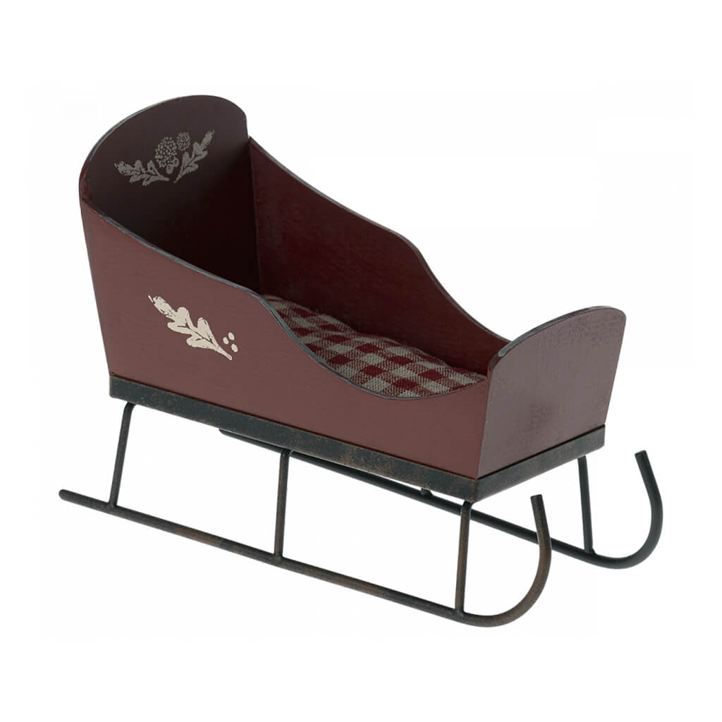 Maileg Mini Sleigh | Pretend Play Toys | NINI and LOLI