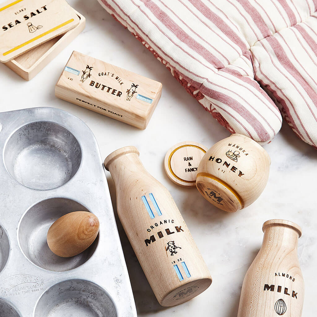 Play Food Set Dairy | Milton & Goose | NINI and LOLI
