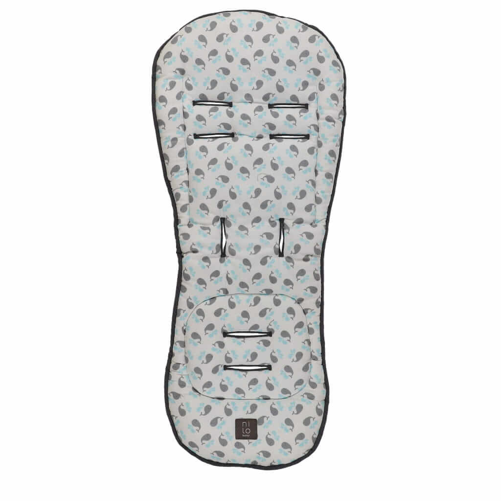 NLO Long Stroller Mat Splash Blue – NINI and LOLI