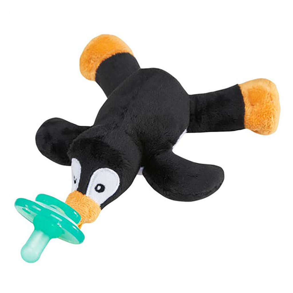 Paci Plushies Pacifier Holder Puck Penguin | Nookums | NINI and LOLI