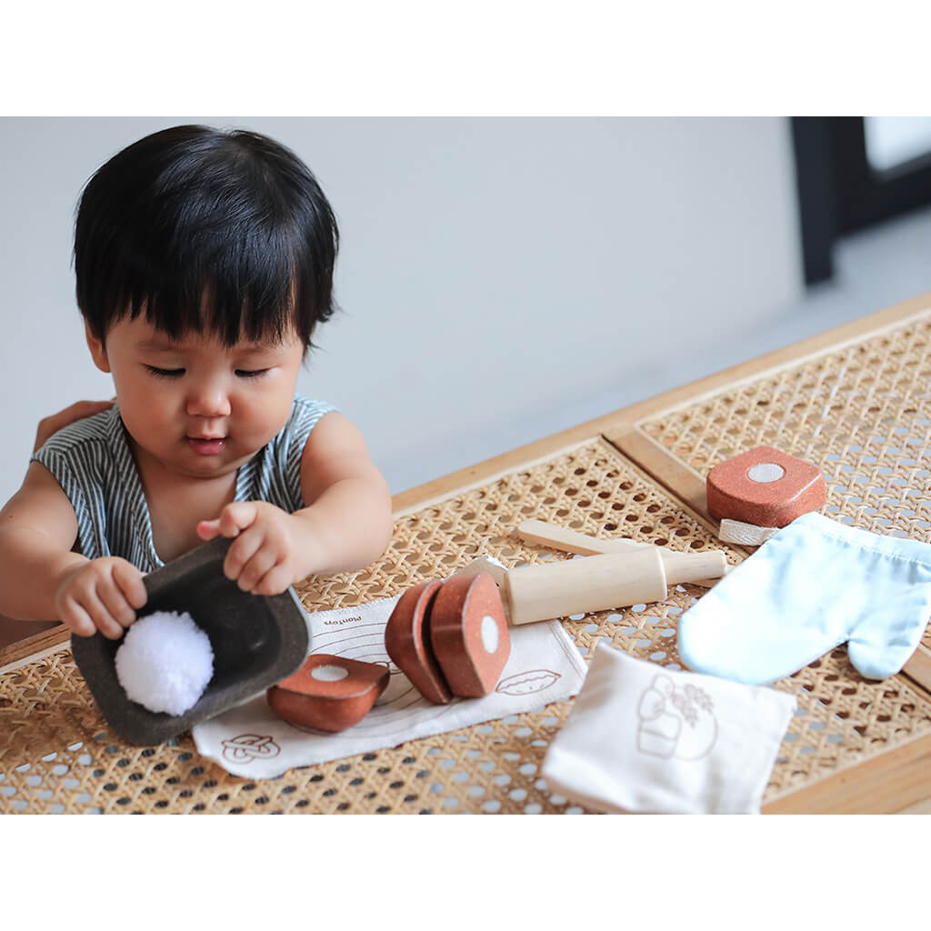 Bread Loaf Set | PlanToys | Wooden Toys | NINI and LOLI