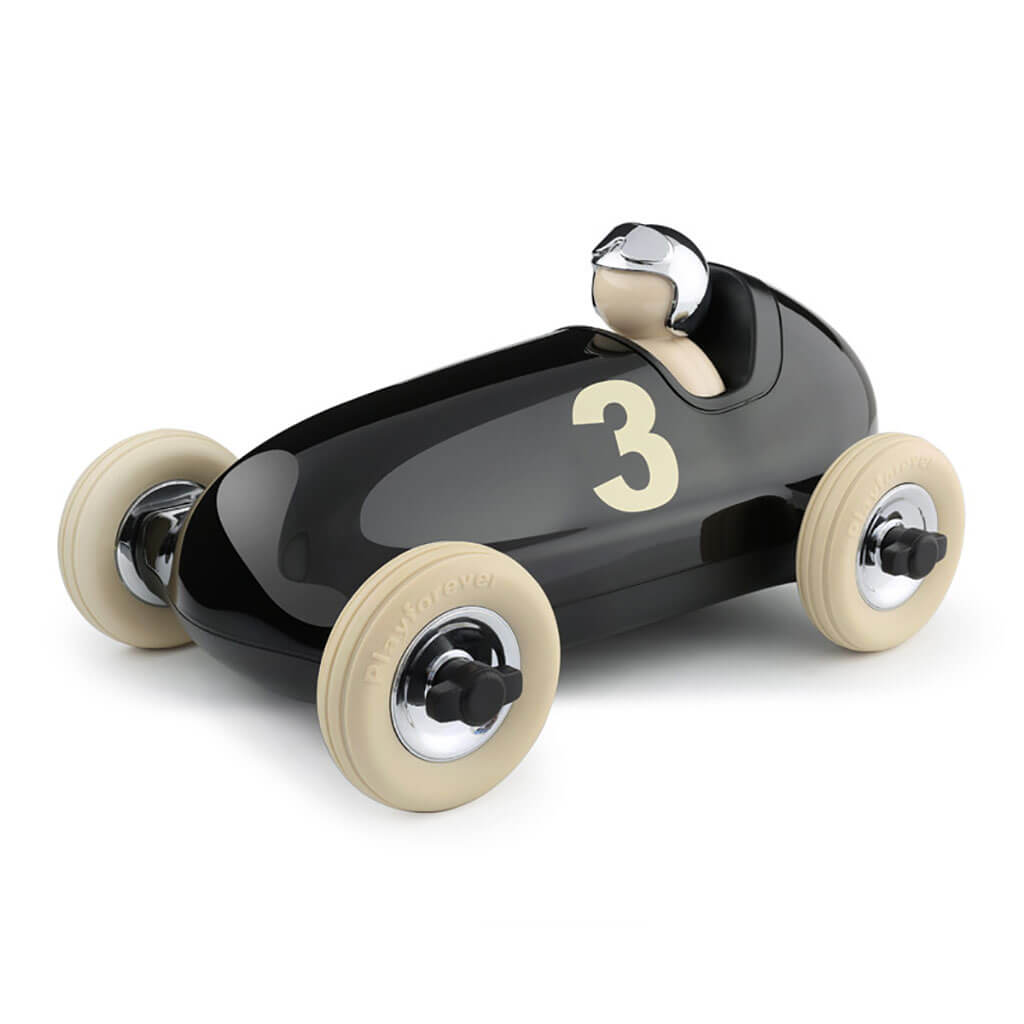 Bruno Race Car Toy Black | Playforever | NINI and LOLI
