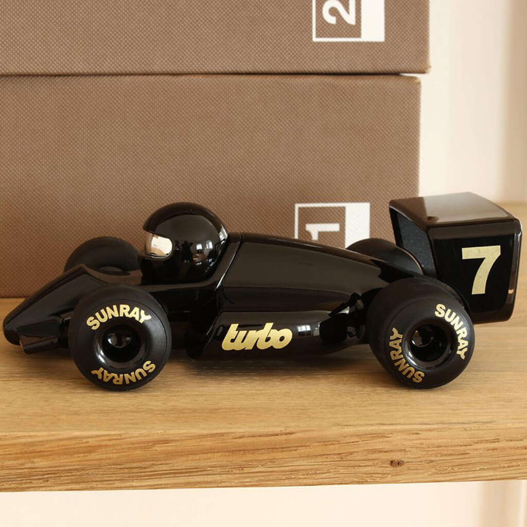 Turbo Race Car Toy Jet Black | Playforever | NINI and LOLI