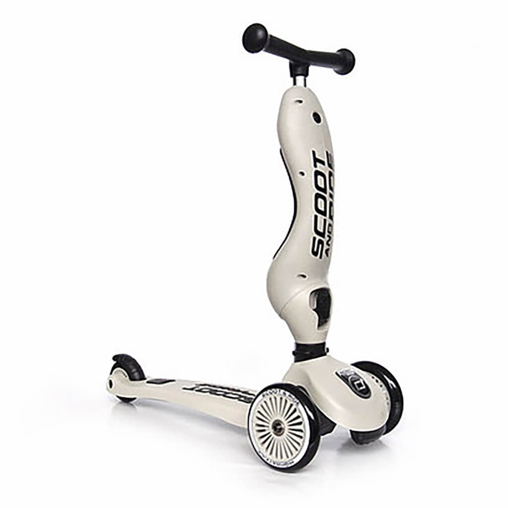 Highwaykick 1 Convertible Scooter Ash | Scoot and Ride | NINI and LOLI