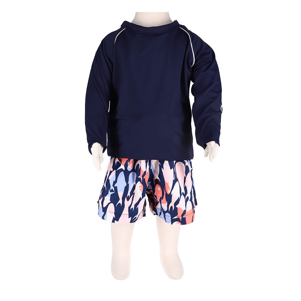 Snapper Rock Long Sleeve Set Fish Frenzy | NINI and LOLI