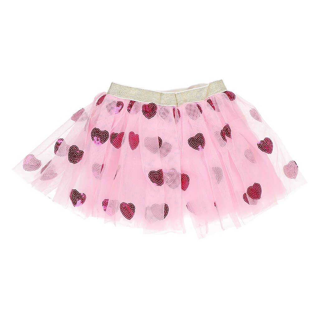 Sparkle Sisters Tutu Heart Hot Pink/Pink | Girls Clothes | NINI and LOLI